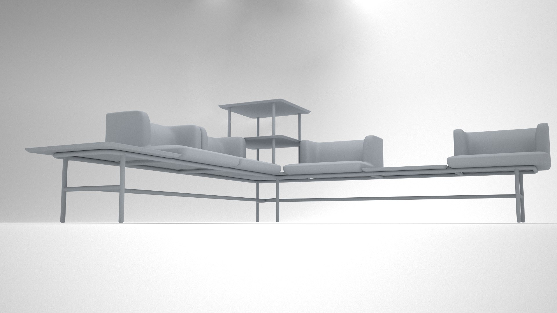 3D Model Agora Seating System - TurboSquid 1956265