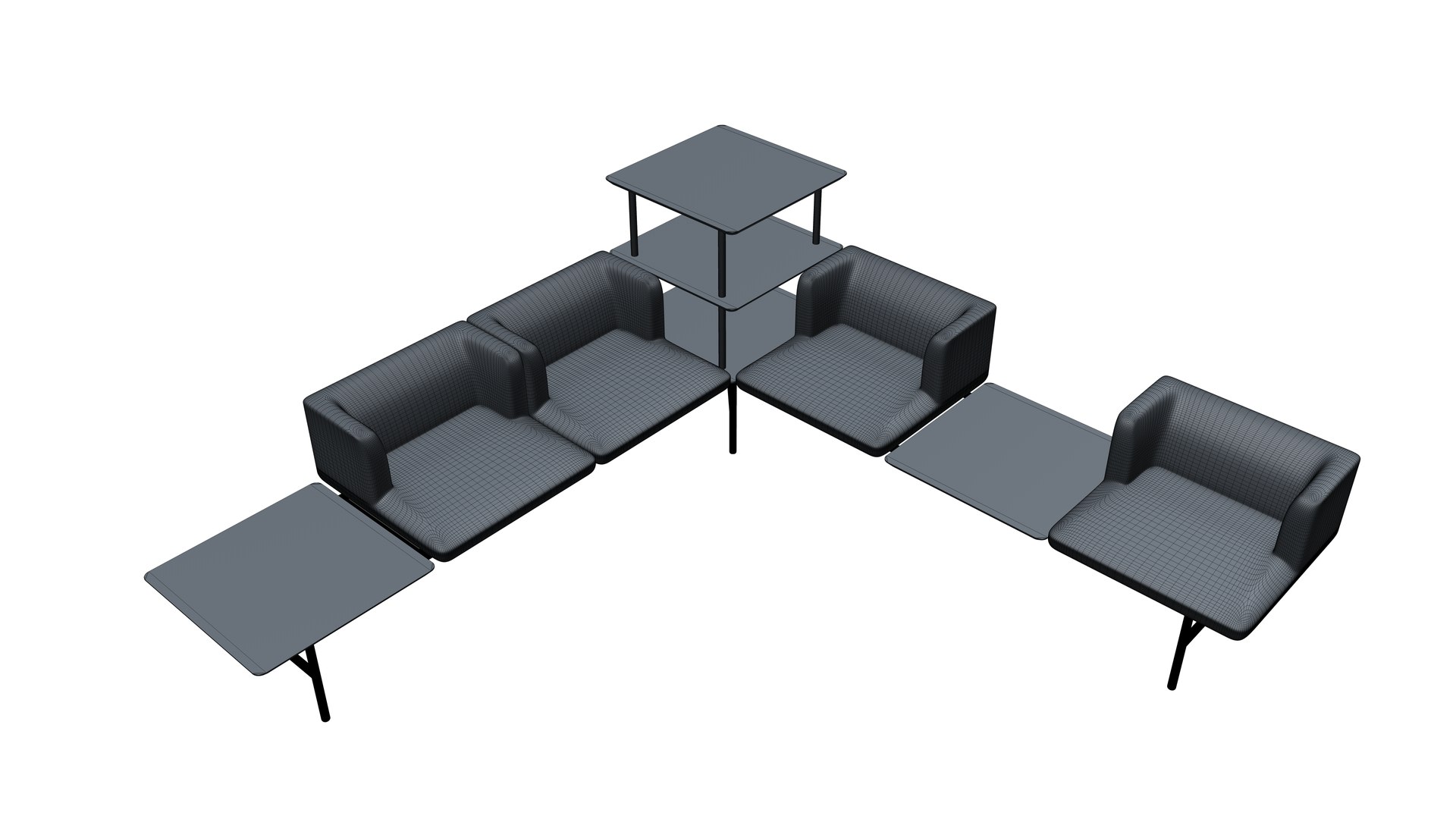 3D Model Agora Seating System - TurboSquid 1956265
