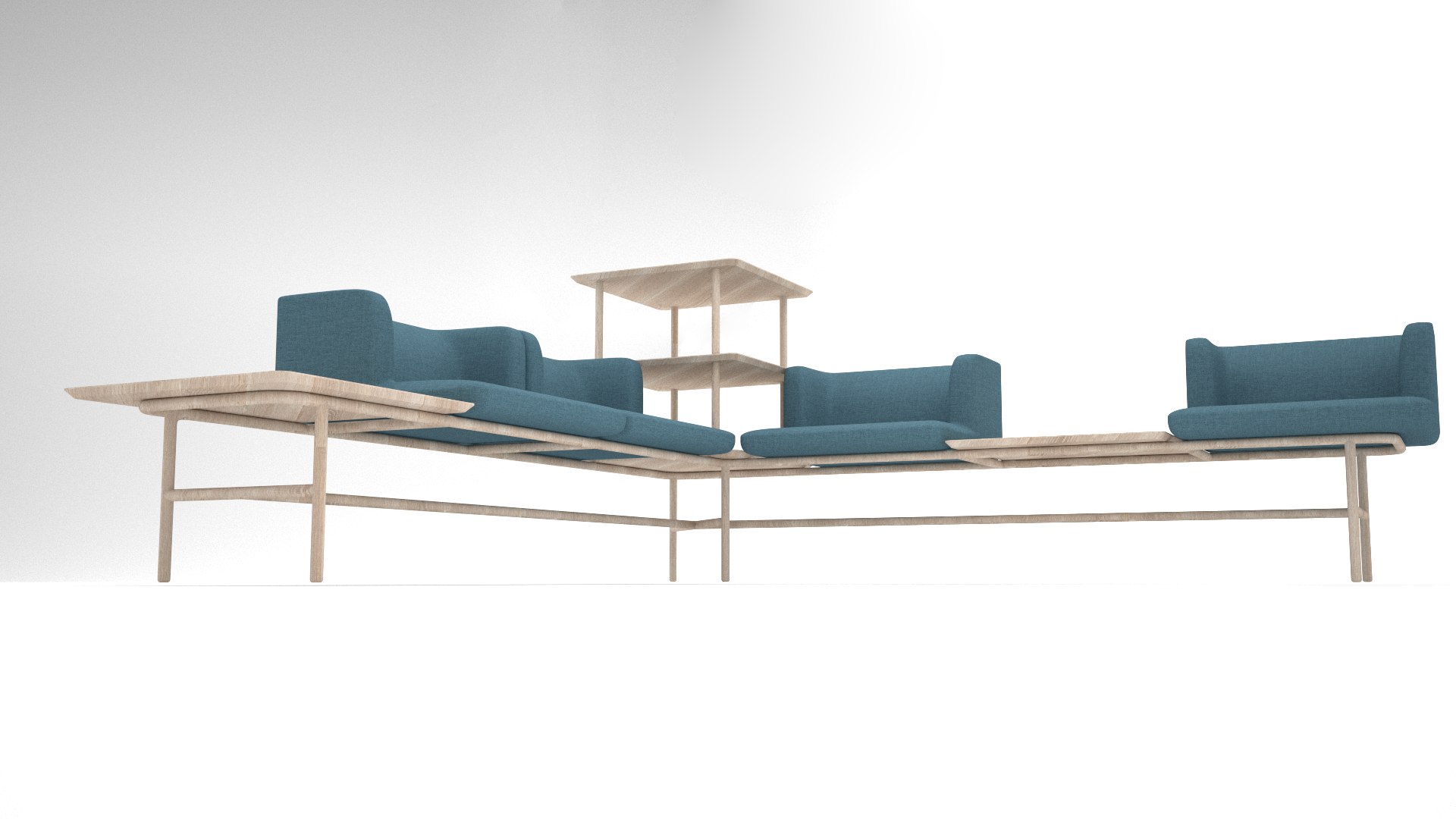 3D Model Agora Seating System - TurboSquid 1956265