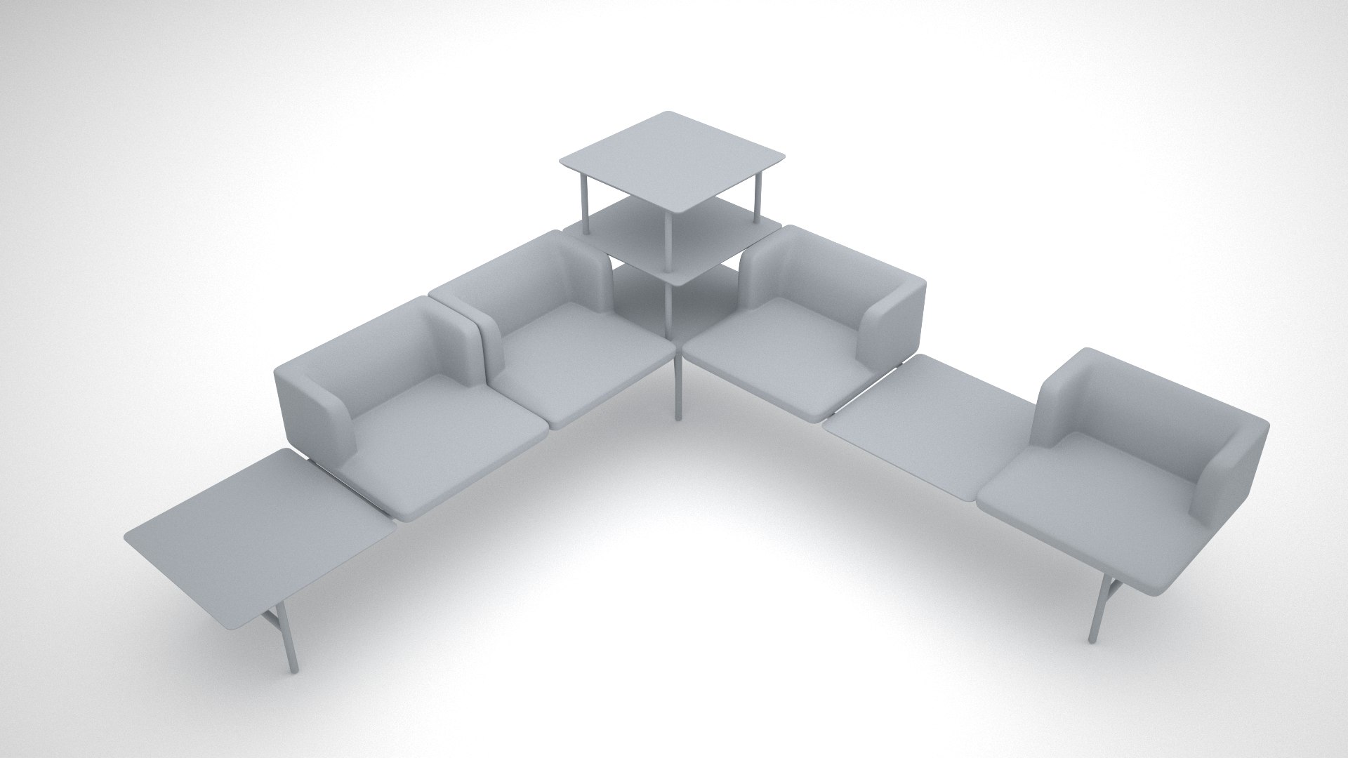 3D Model Agora Seating System - TurboSquid 1956265