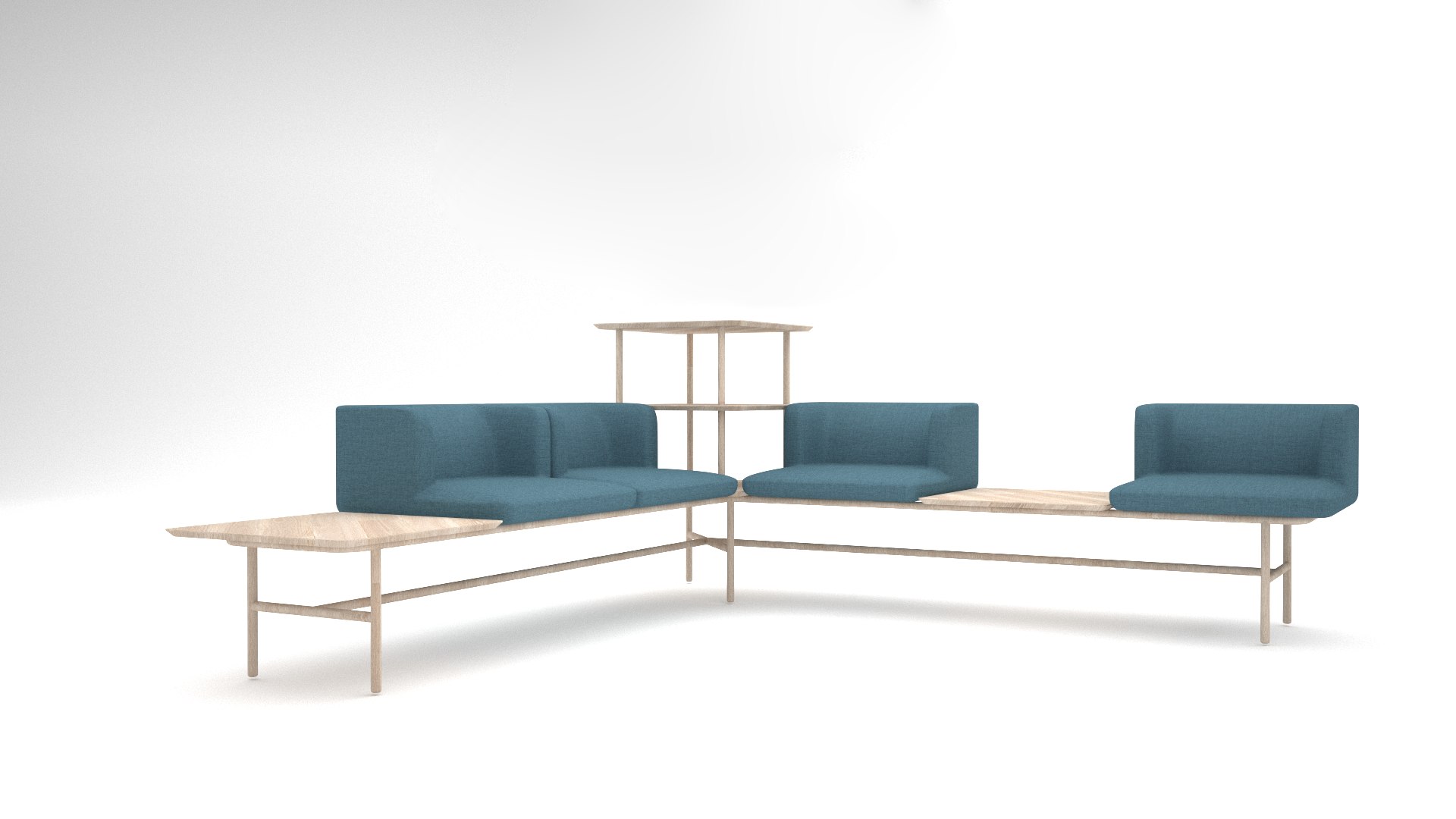 3D Model Agora Seating System - TurboSquid 1956265