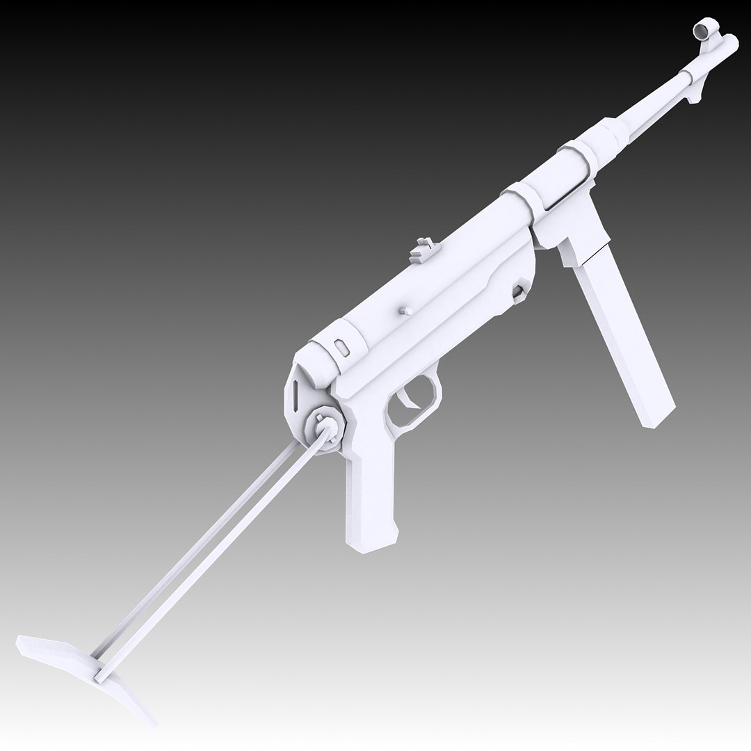3D Mp40 Model - TurboSquid 1306929