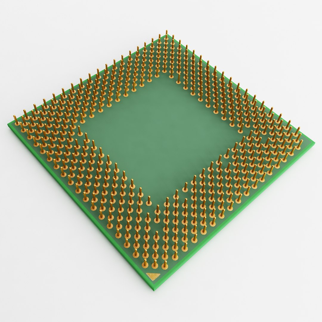 Amd Athlon Cpu 3D Model - TurboSquid 1301534