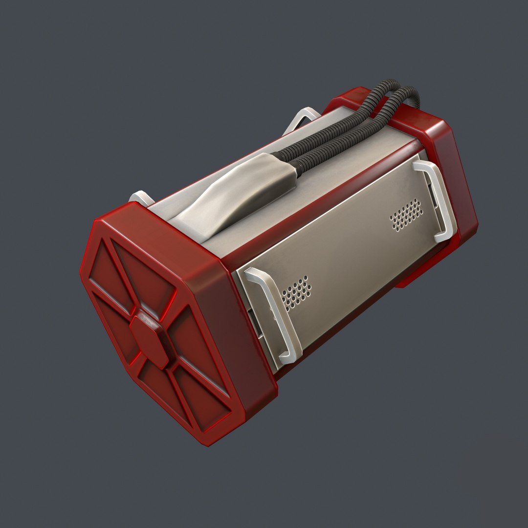 3d Futuristic Container
