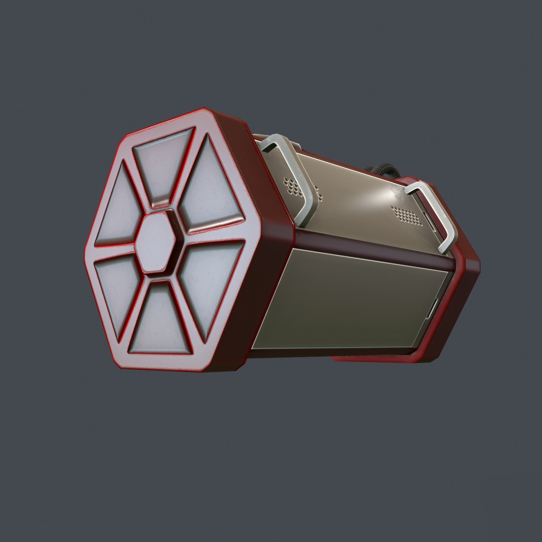 3d Futuristic Container