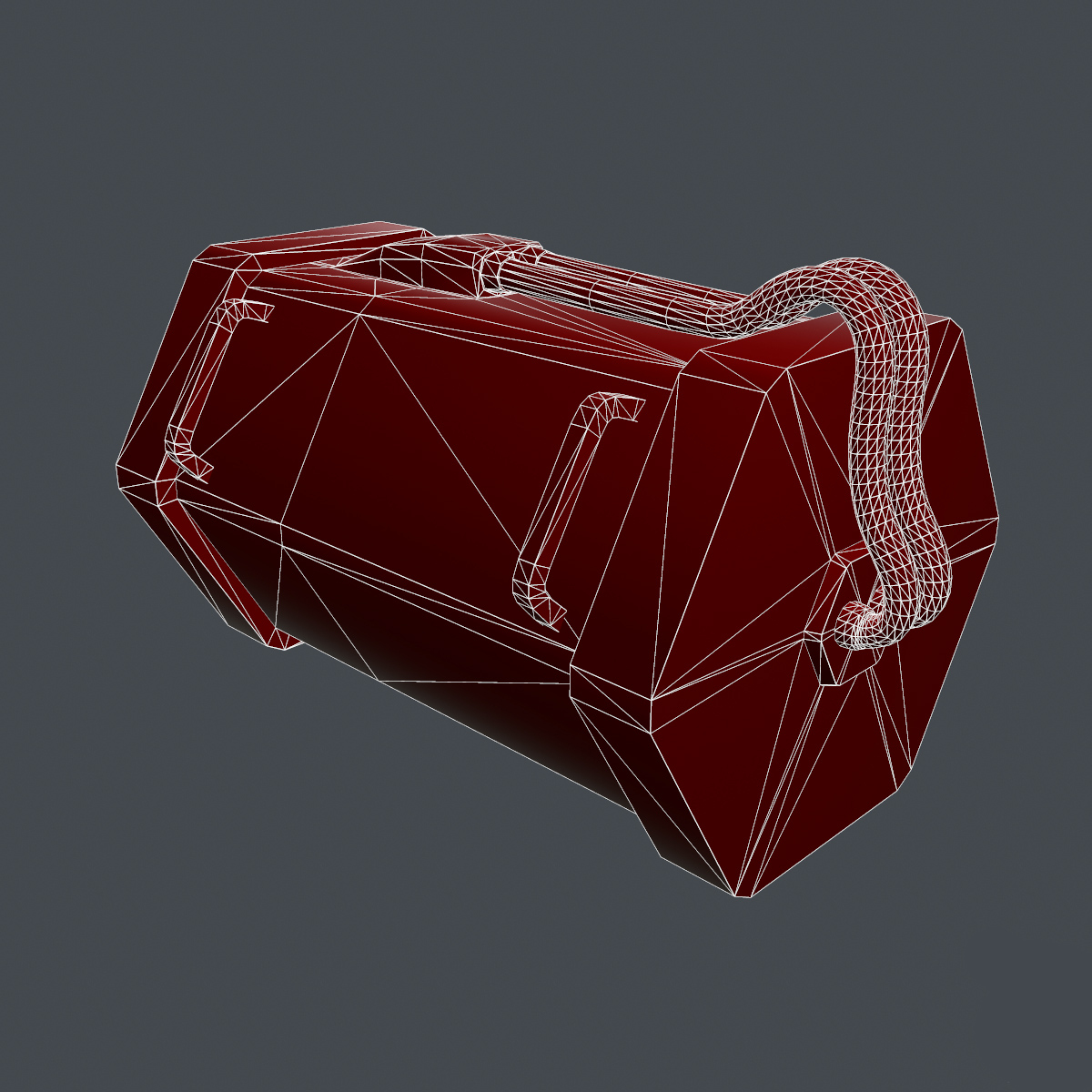 3d futuristic container