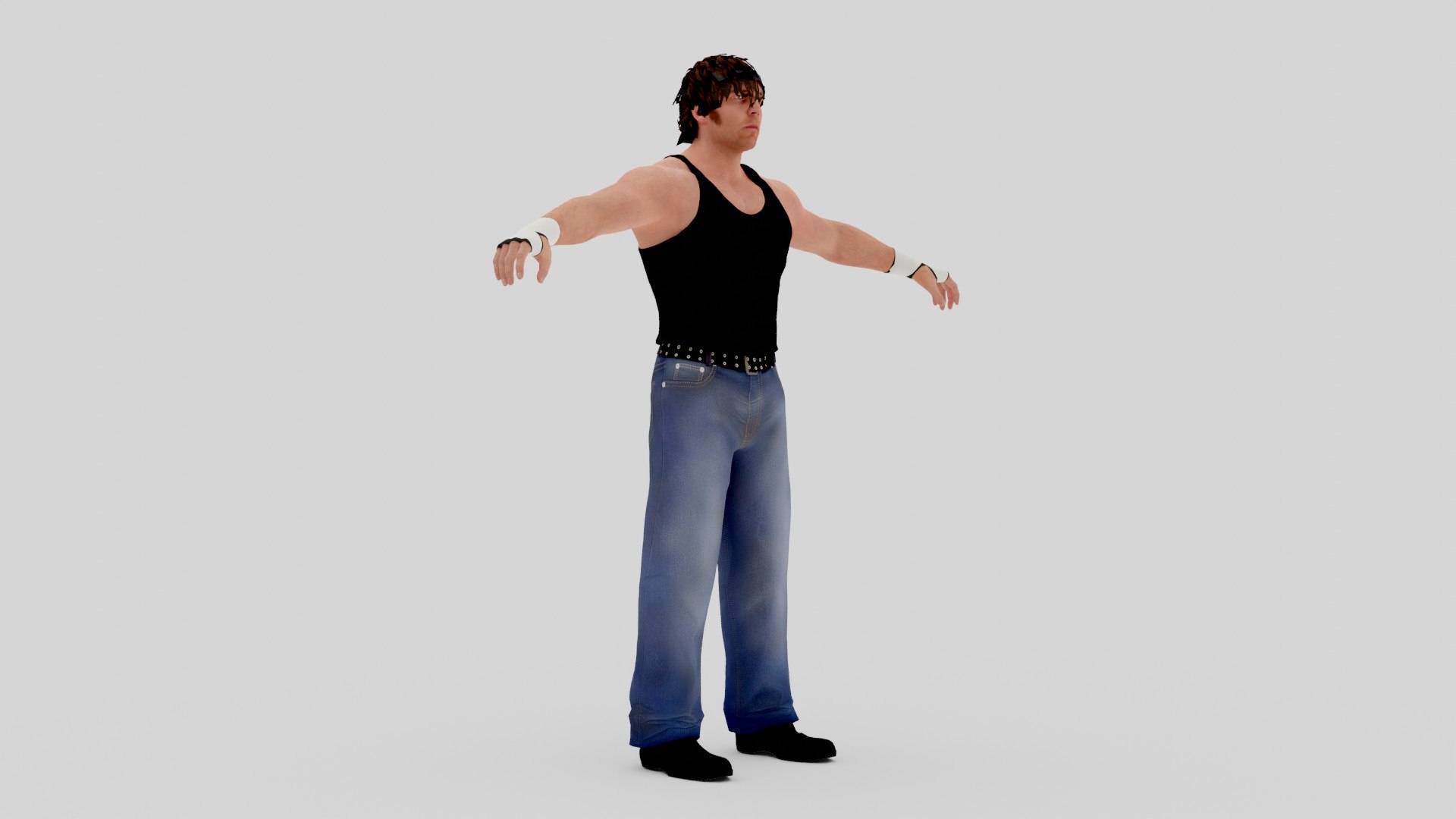 Dean Ambrose WWE Champion 3D Model - TurboSquid 2115615