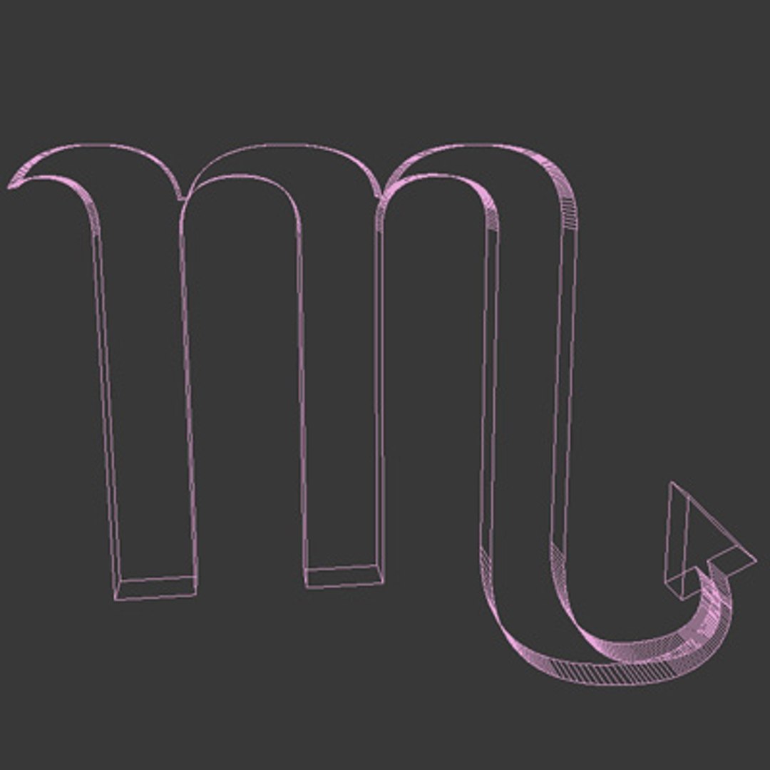 Zodiac Scorpio 3d Model
