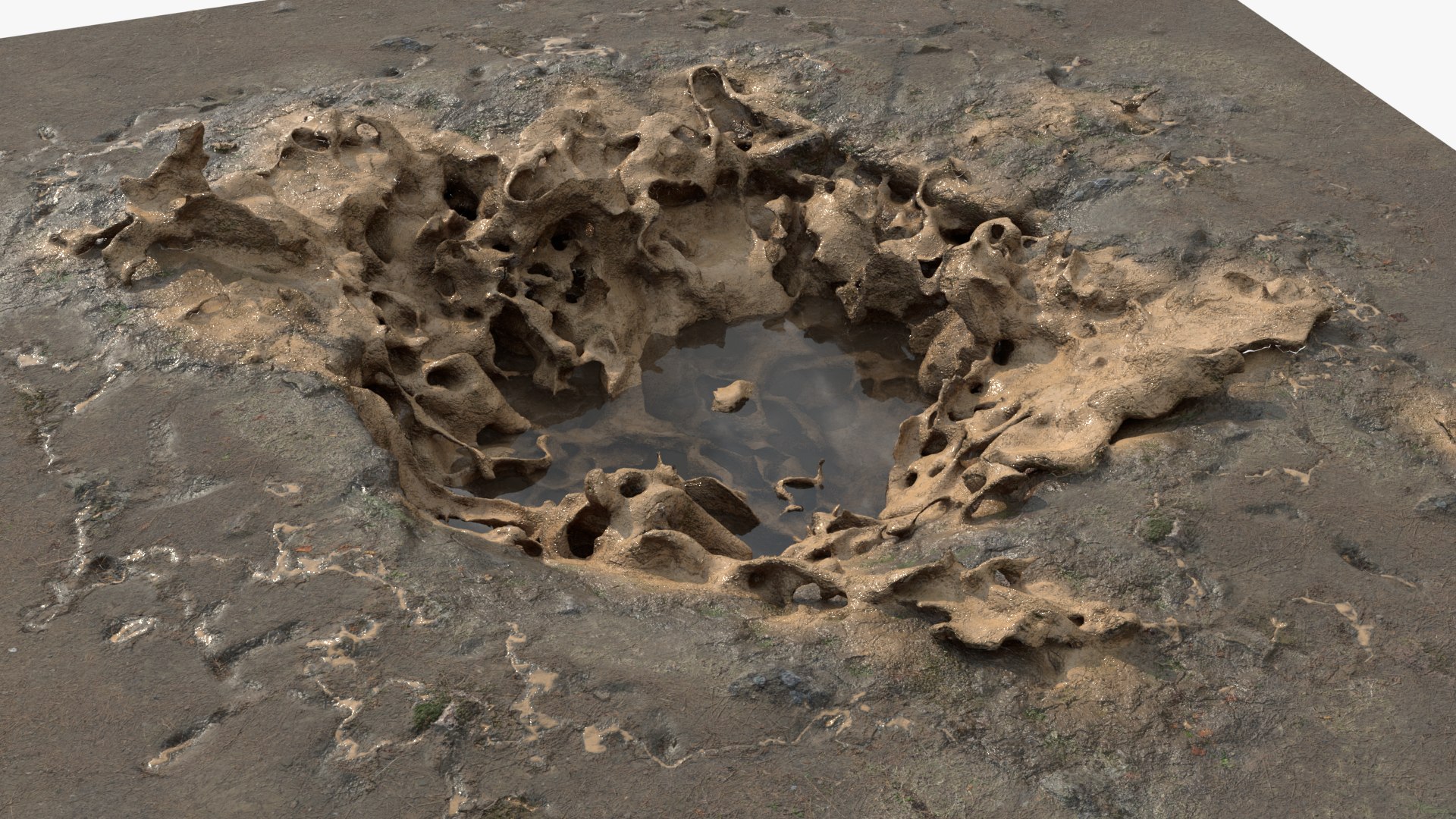 3D Mud Hole 2 - TurboSquid 2341003