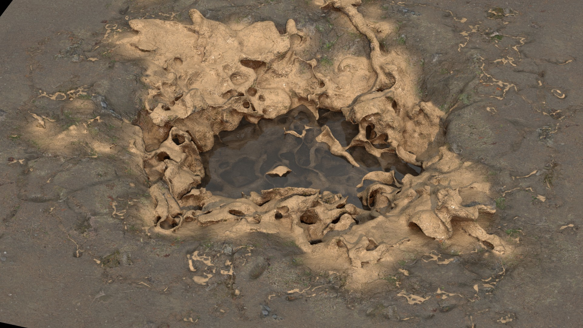 3D Mud Hole 2 - TurboSquid 2341003