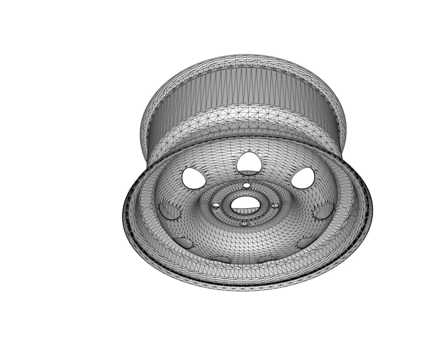 steel rim obj