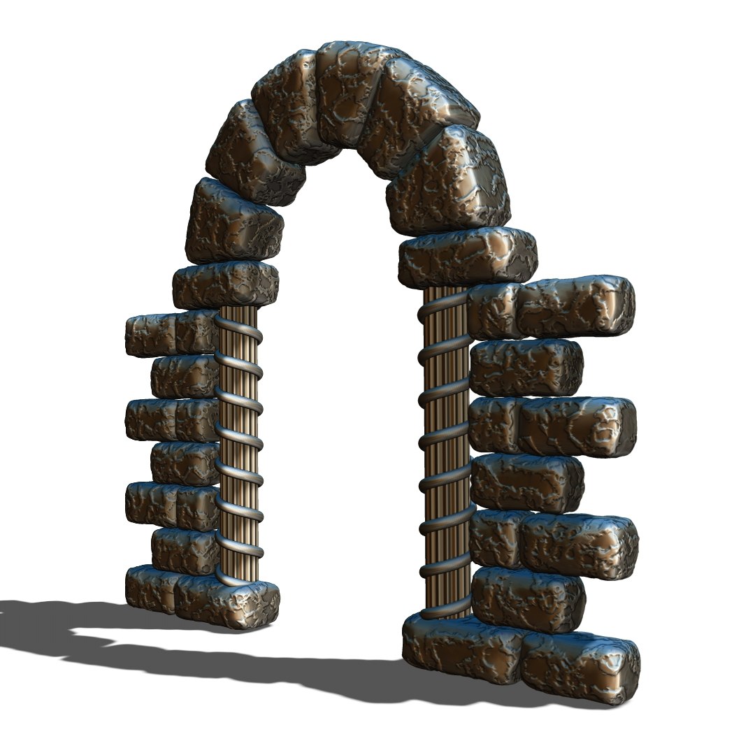 3D gate - TurboSquid 1462737