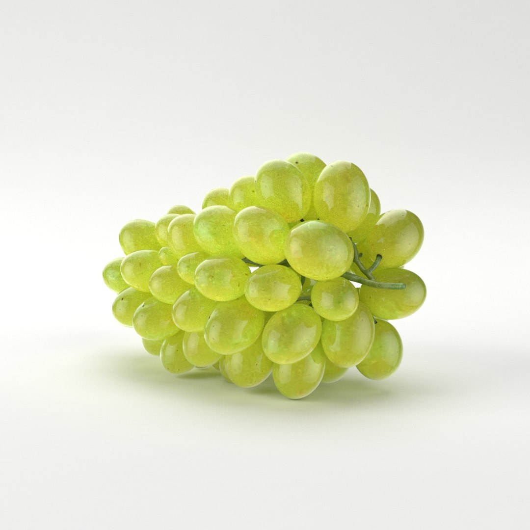 Grapes Realistic 3D Model - TurboSquid 1486143