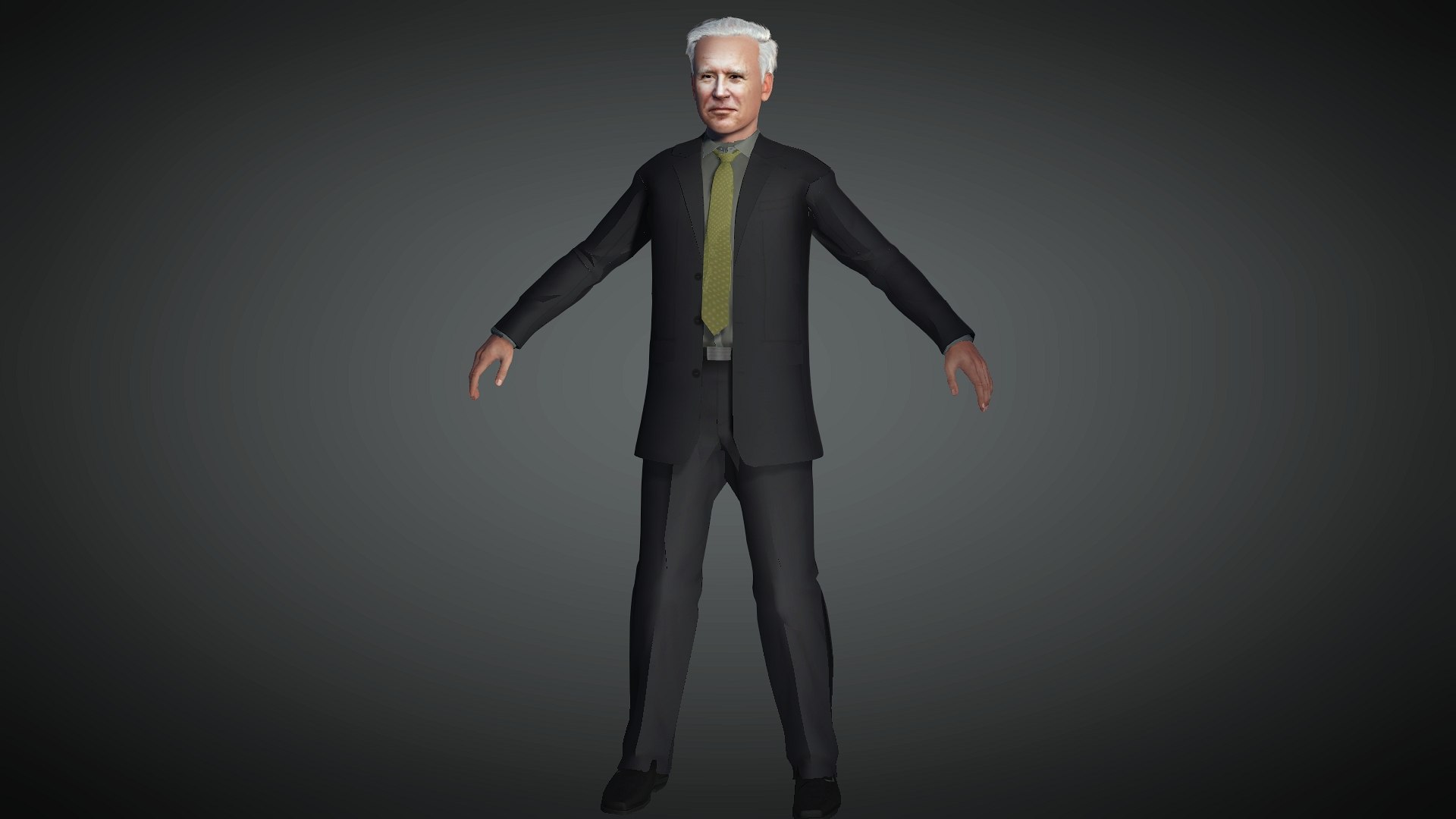3D Man -US President Joe Biden 3D Rigged Model Ready For Animation 3D ...