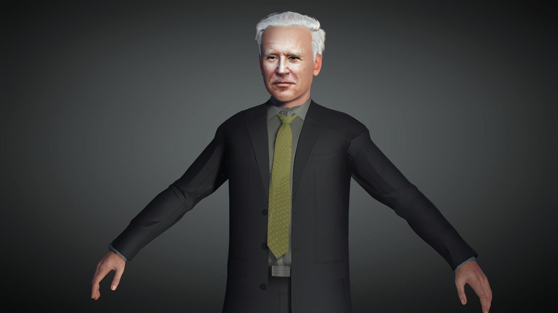 3D Man -US President Joe Biden 3D Rigged Model Ready For Animation 3D ...
