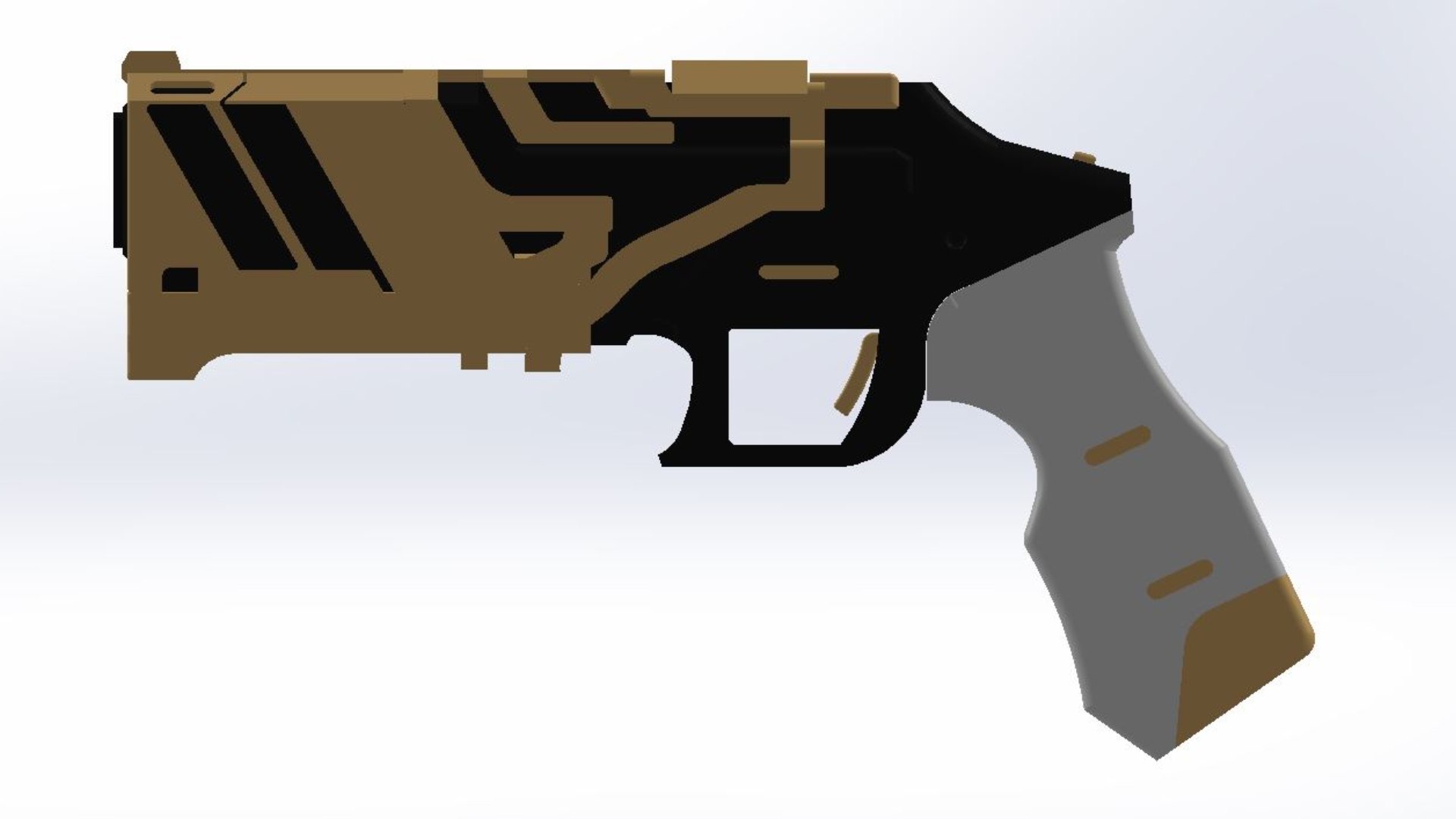 Valorant Chambers HeadHunter For 3D Printing 3D model - TurboSquid 2106798