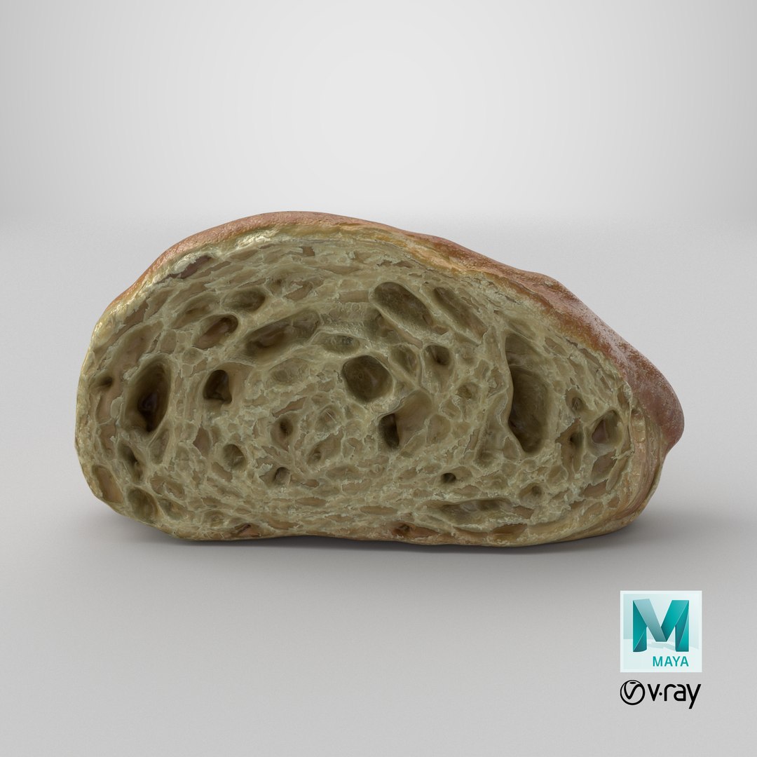 Coffee Croissant Half 3D - TurboSquid 2133890