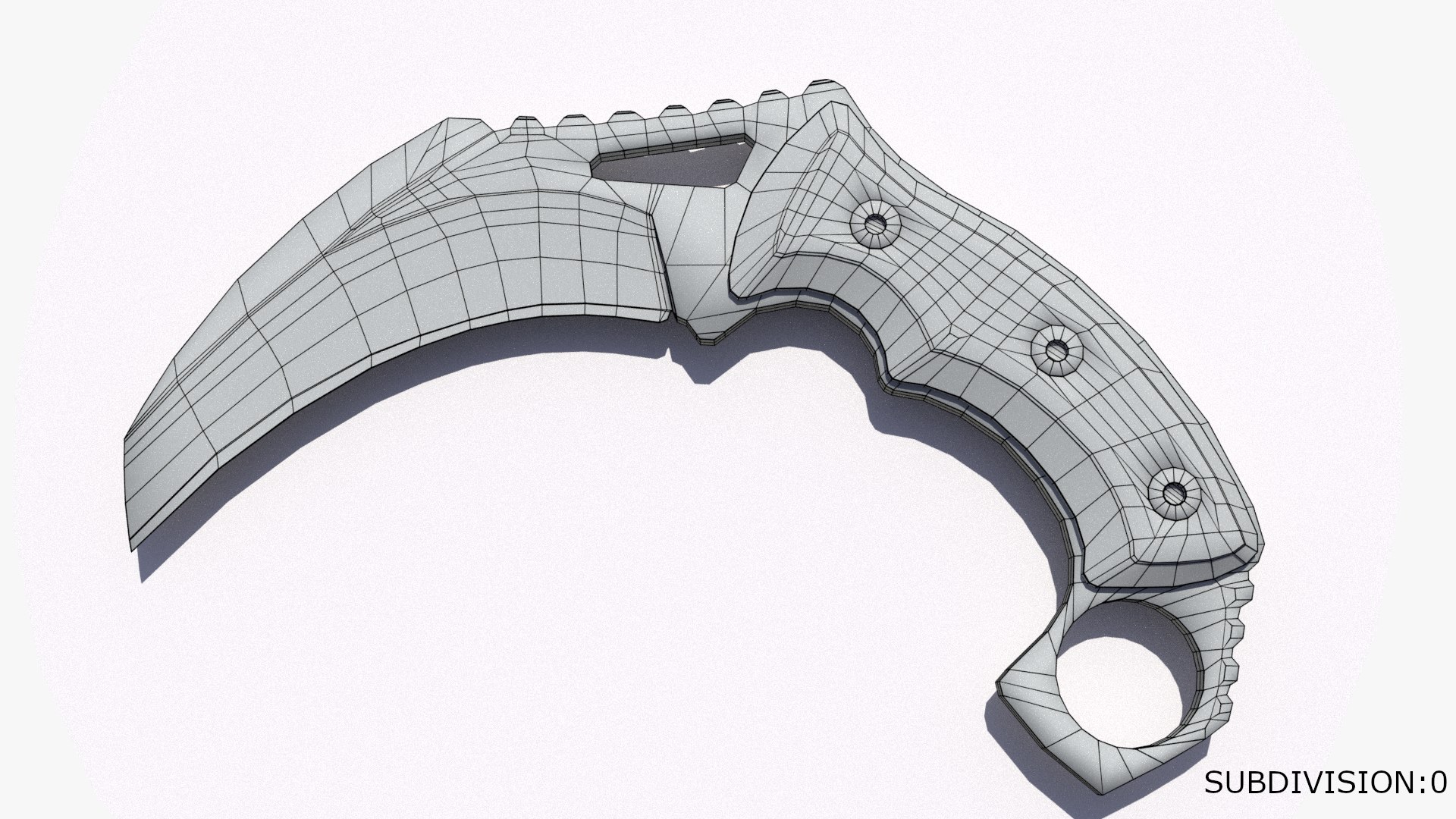 Games Karambit Model - TurboSquid 1447664