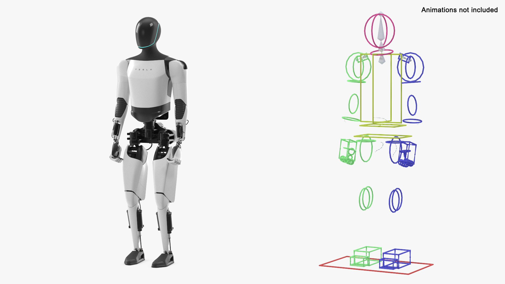 Tesla Optimus Gen 2 Humanoid Robot White Rigged 3D Model - TurboSquid ...