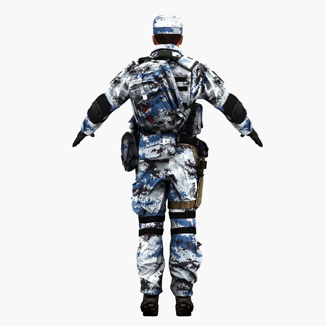 3D Pla Chinese Soldier Model - TurboSquid 1668828