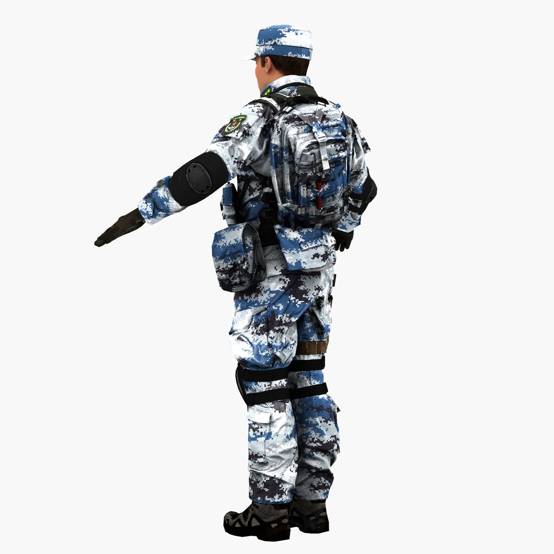 3D Pla Chinese Soldier Model - TurboSquid 1668828