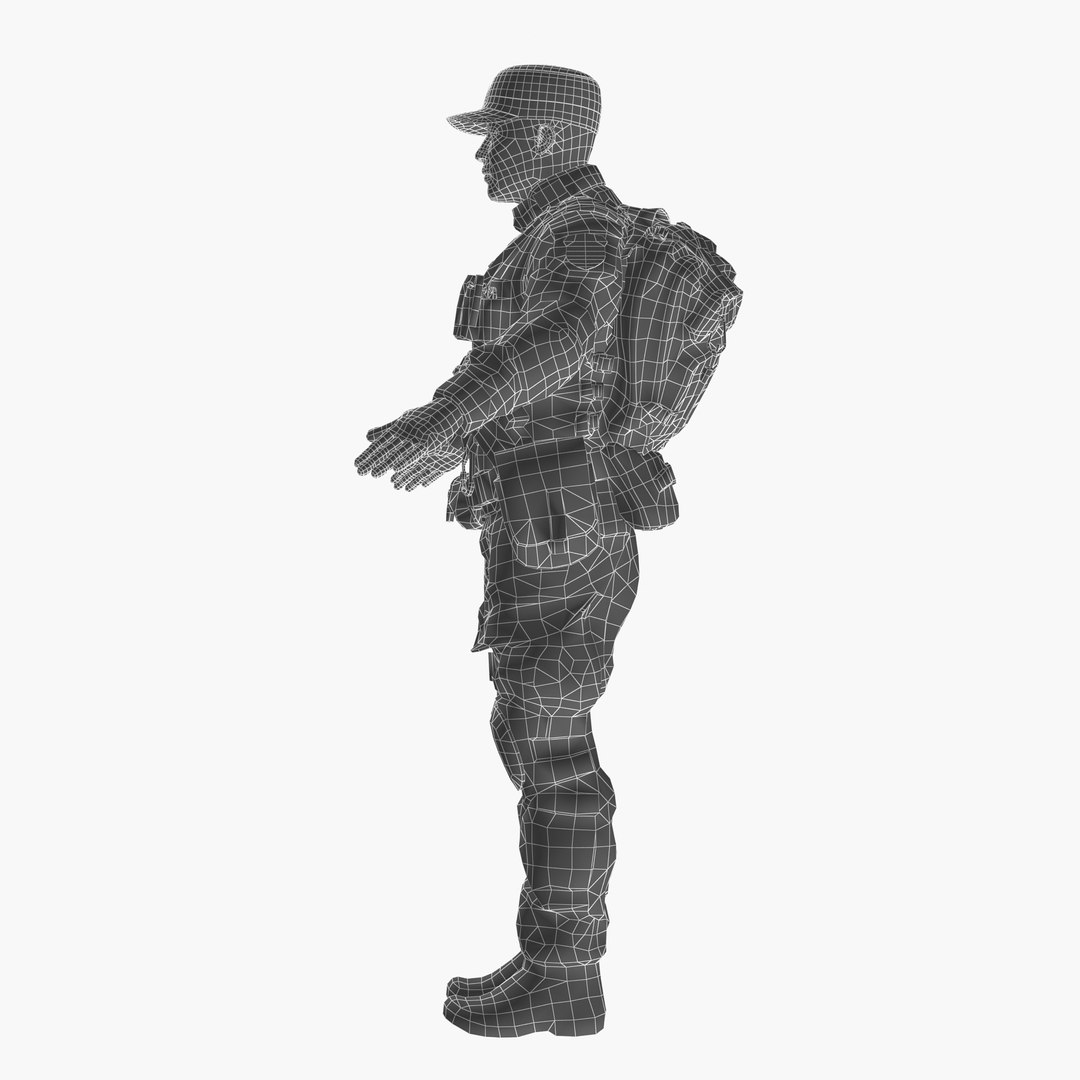 3D Pla Chinese Soldier Model - TurboSquid 1668828