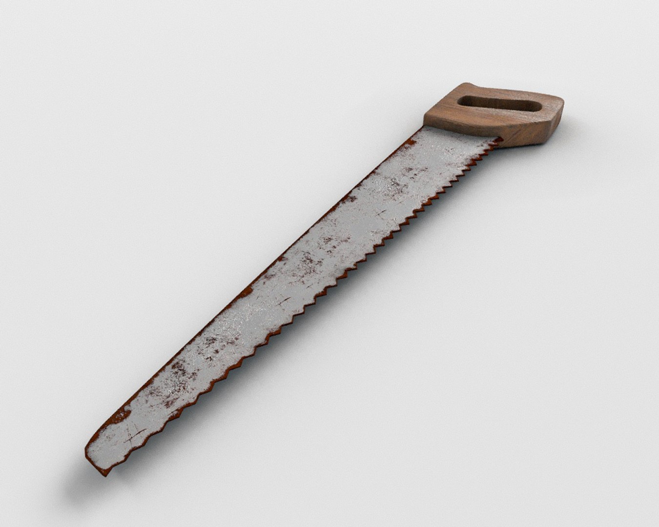 Wooden Saw 3D Model - TurboSquid 1576509