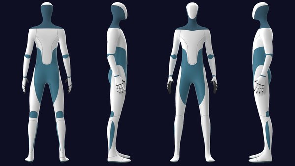 modelo 3d Humanoide robótico preparado para Modo - TurboSquid 1859816