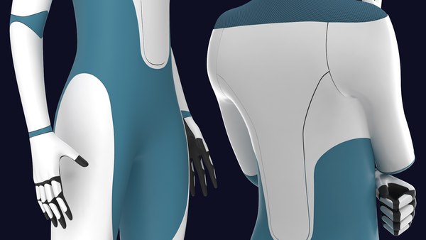 modelo 3d Humanoide robótico preparado para Modo - TurboSquid 1859816