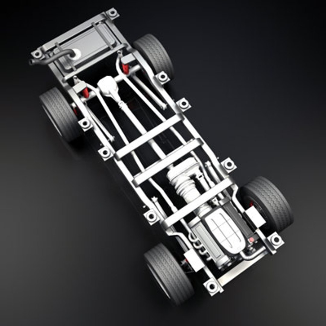 3d Model Suv Chassis X-ray