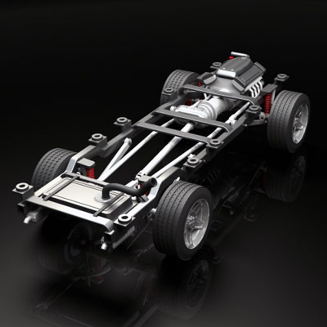 3d Model Suv Chassis X-ray