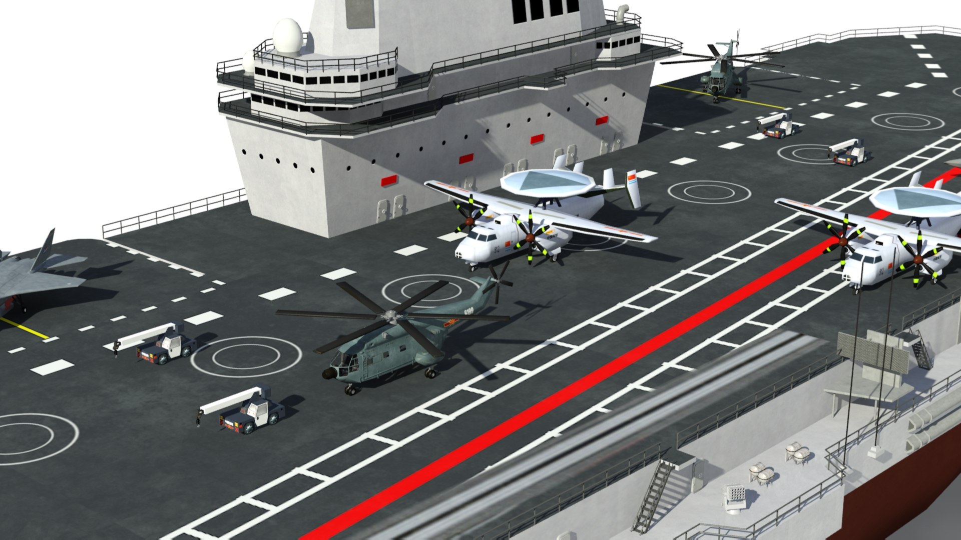 3D chinese 003 aircraft carrier model - TurboSquid 1897424