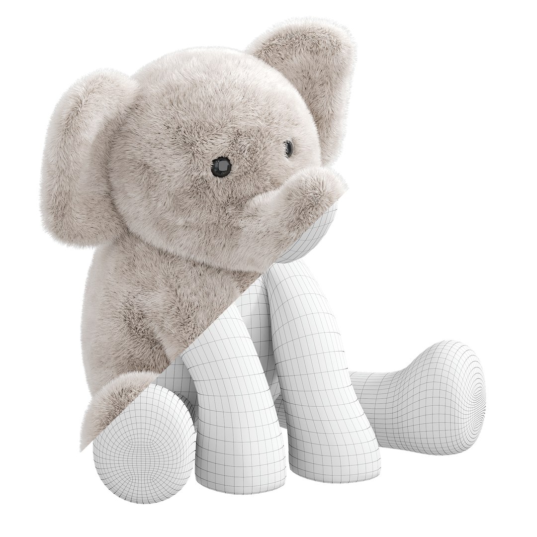 Kids Elephant Toy 3D model - TurboSquid 2178109