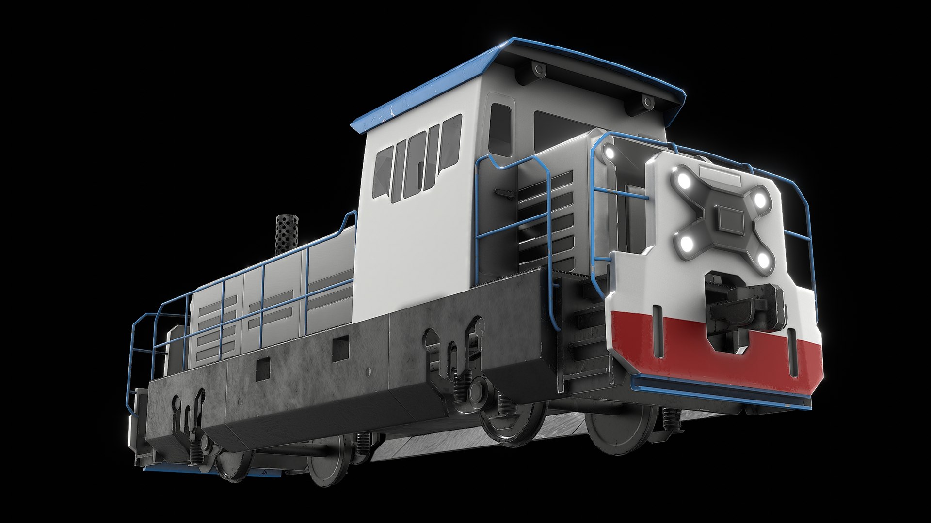 Modern Locomotive 3D Model - TurboSquid 2308681