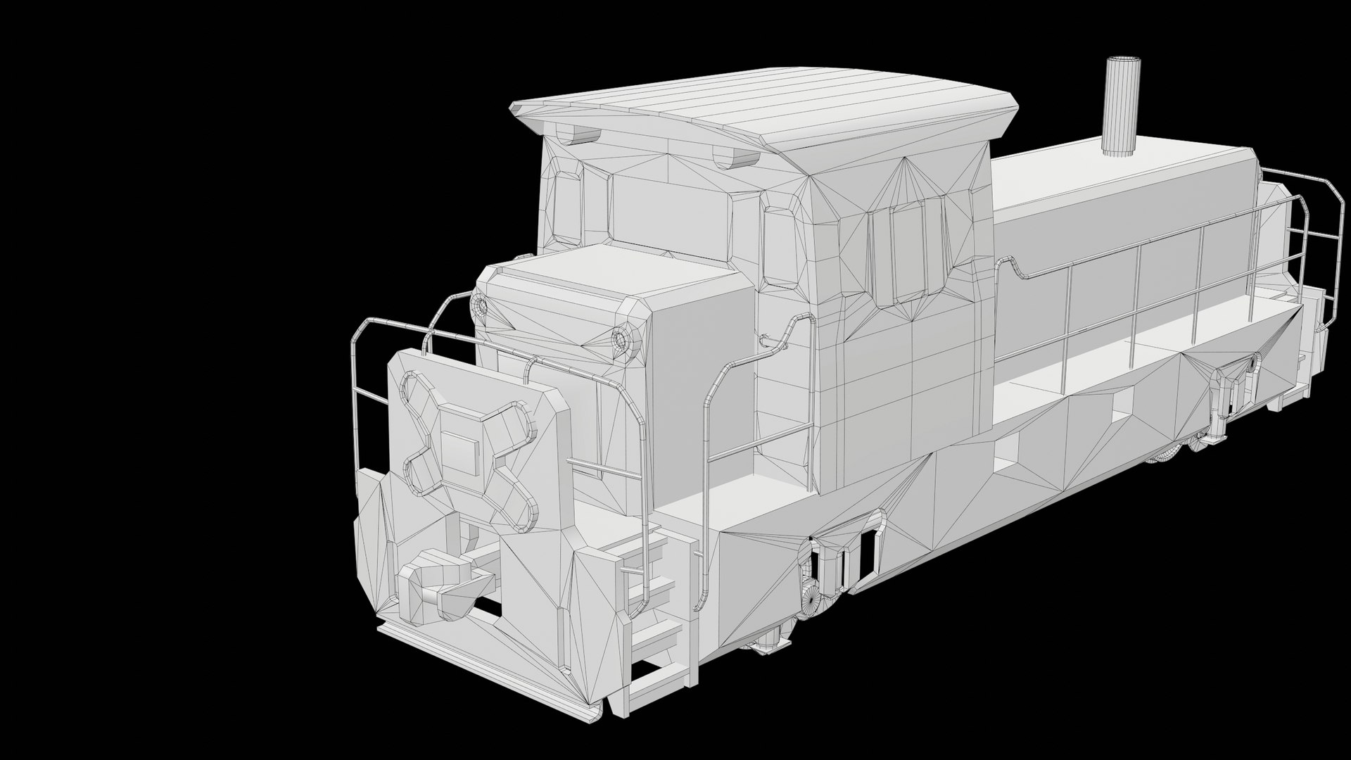 Modern Locomotive 3D Model - TurboSquid 2308681