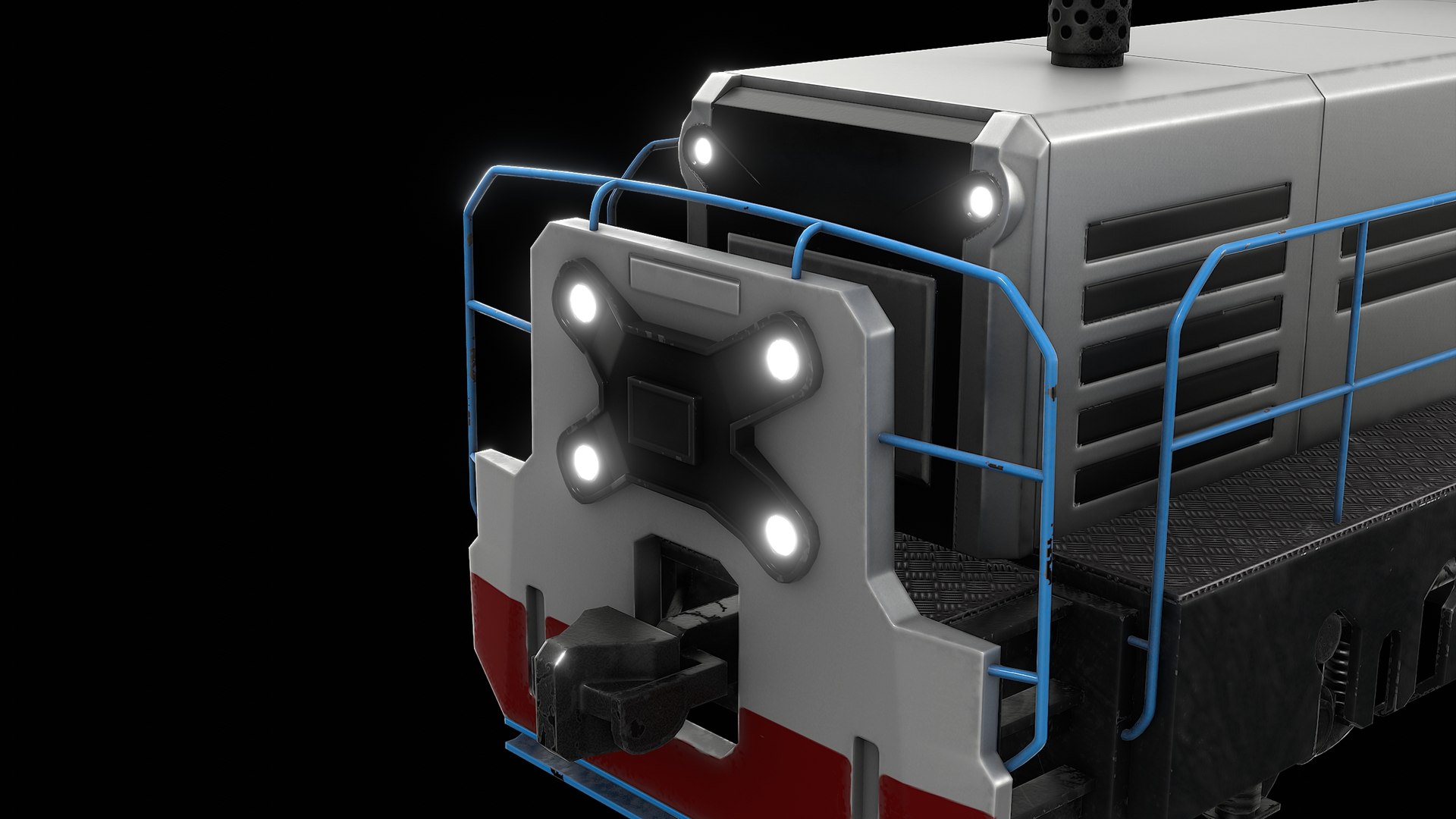 Modern Locomotive 3D Model - TurboSquid 2308681