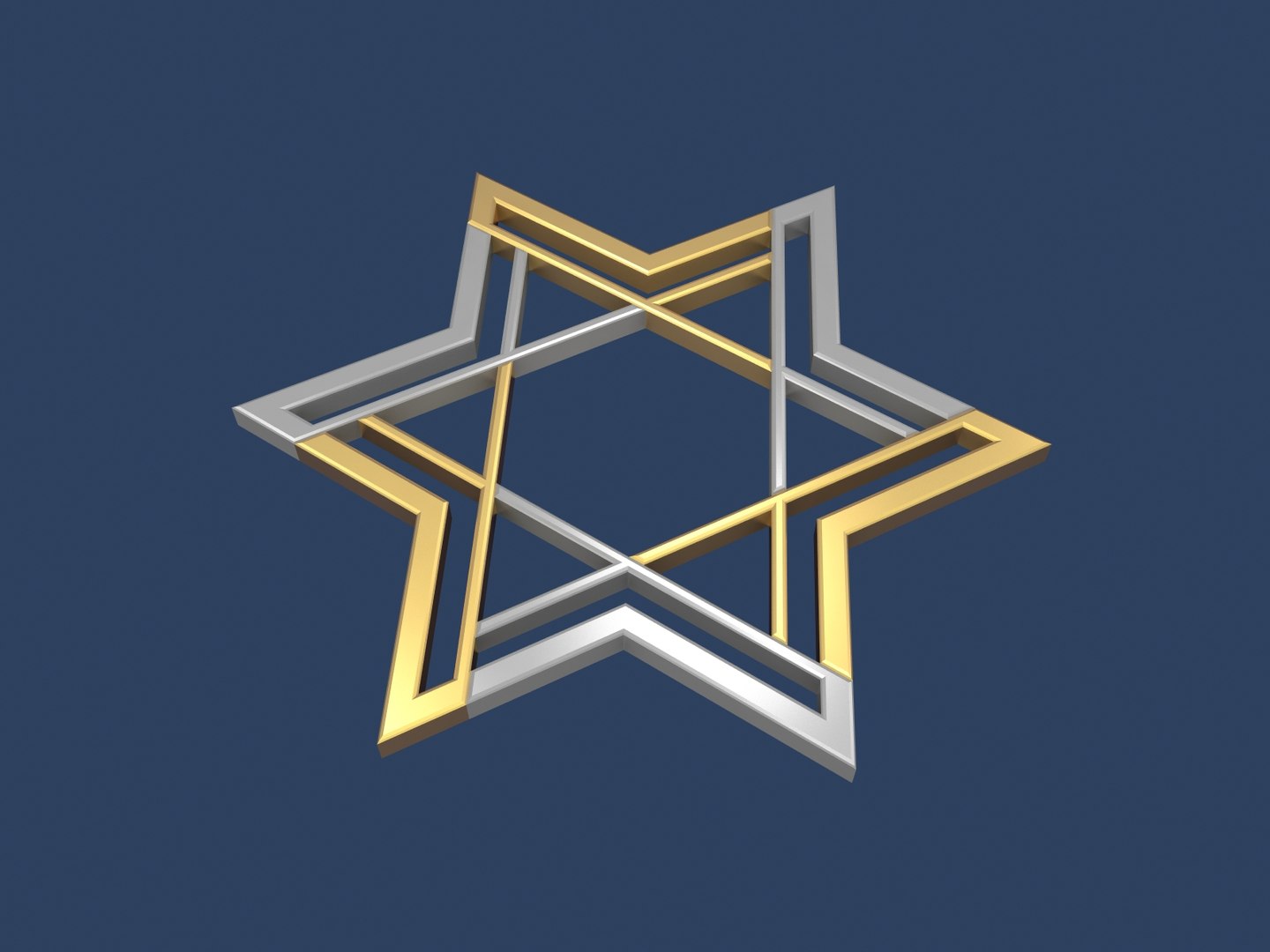 3D Star David - TurboSquid 1430176