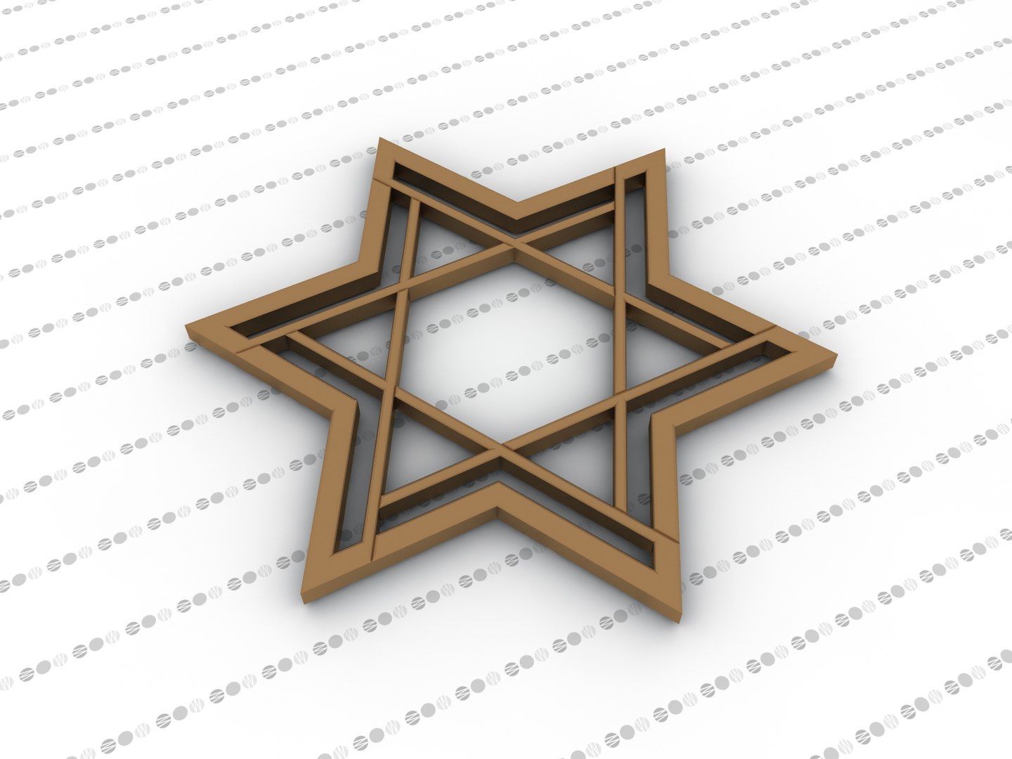 3D Star David - TurboSquid 1430176