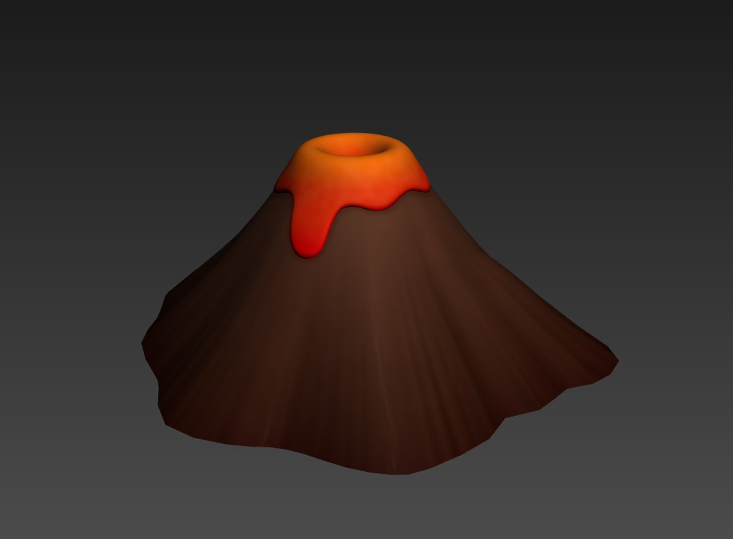 3D Volcano Cartoon - TurboSquid 1474131