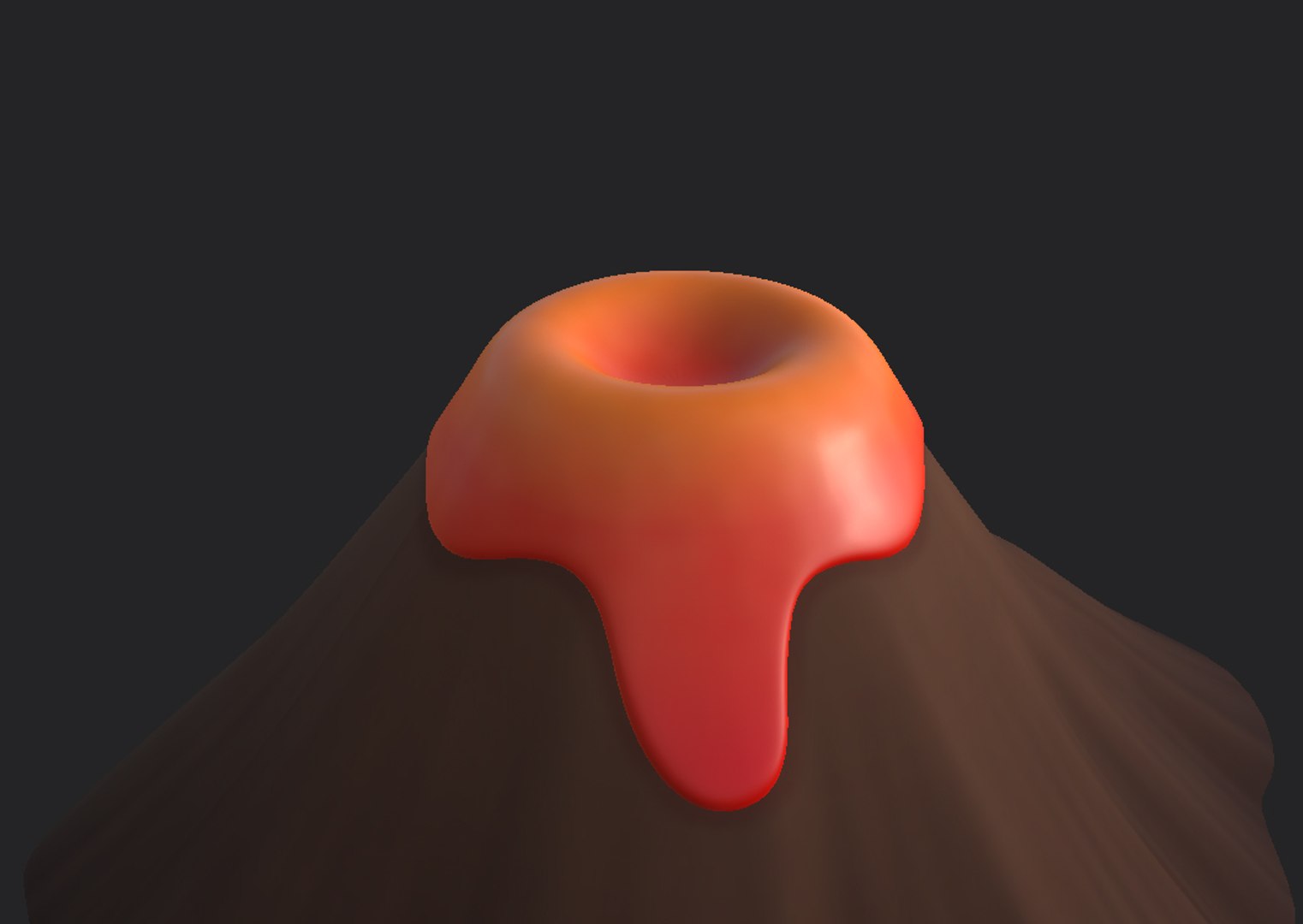 3D Volcano Cartoon - TurboSquid 1474131