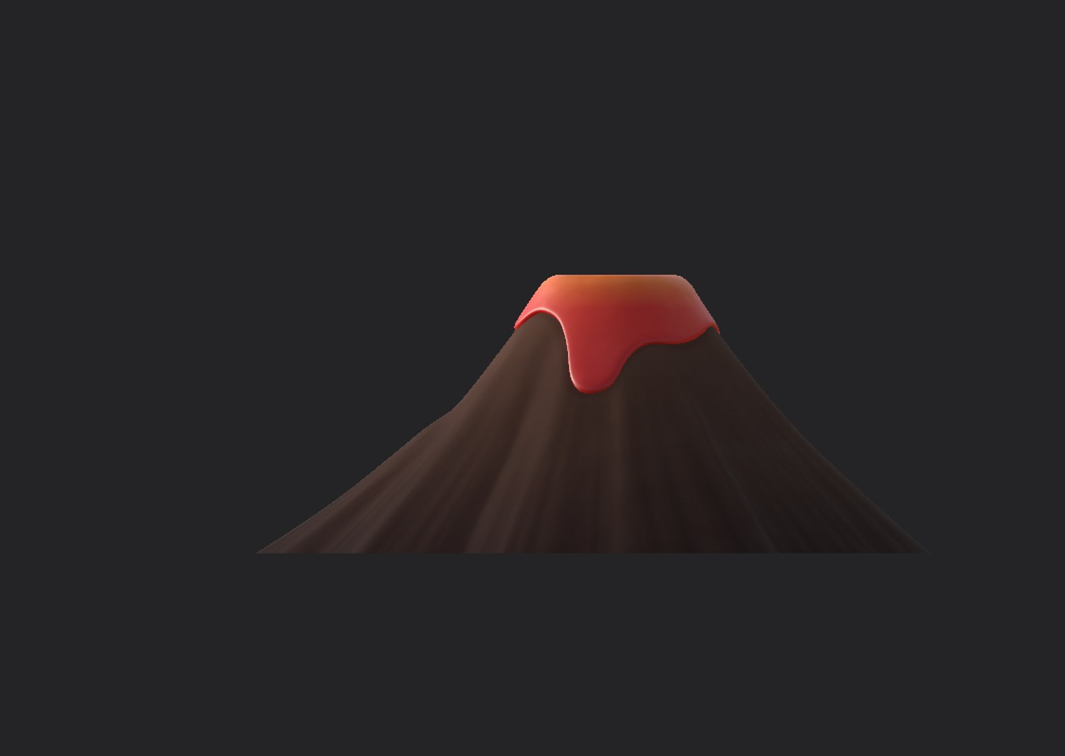3D Volcano Cartoon - TurboSquid 1474131