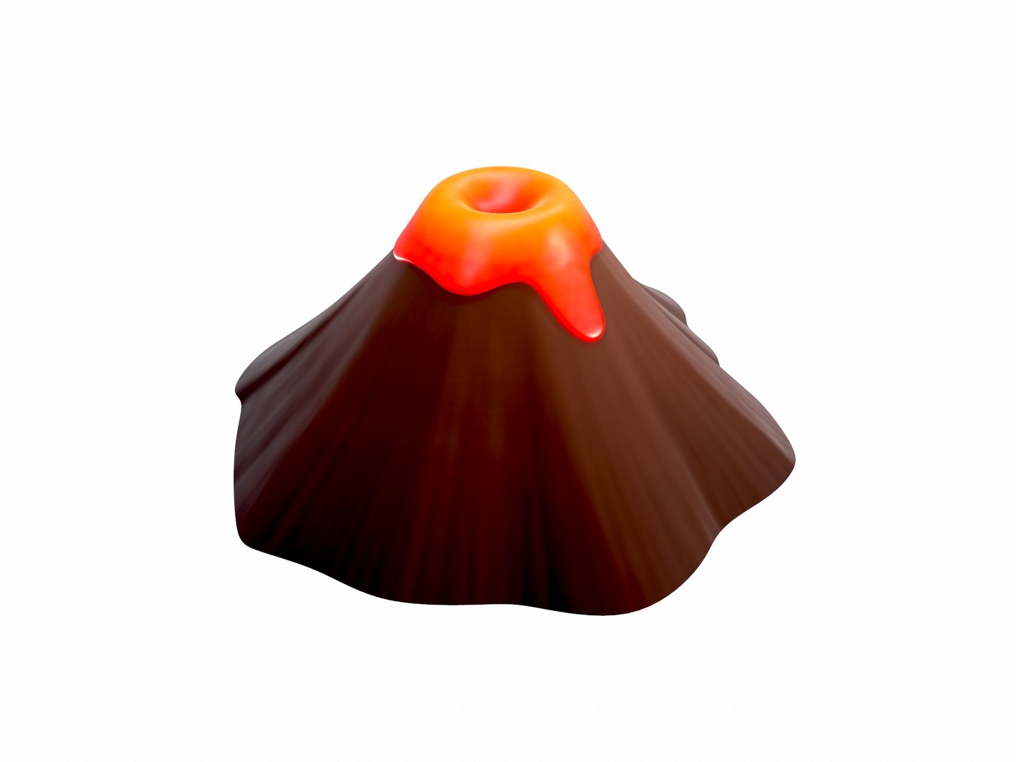 3D Volcano Cartoon - TurboSquid 1474131