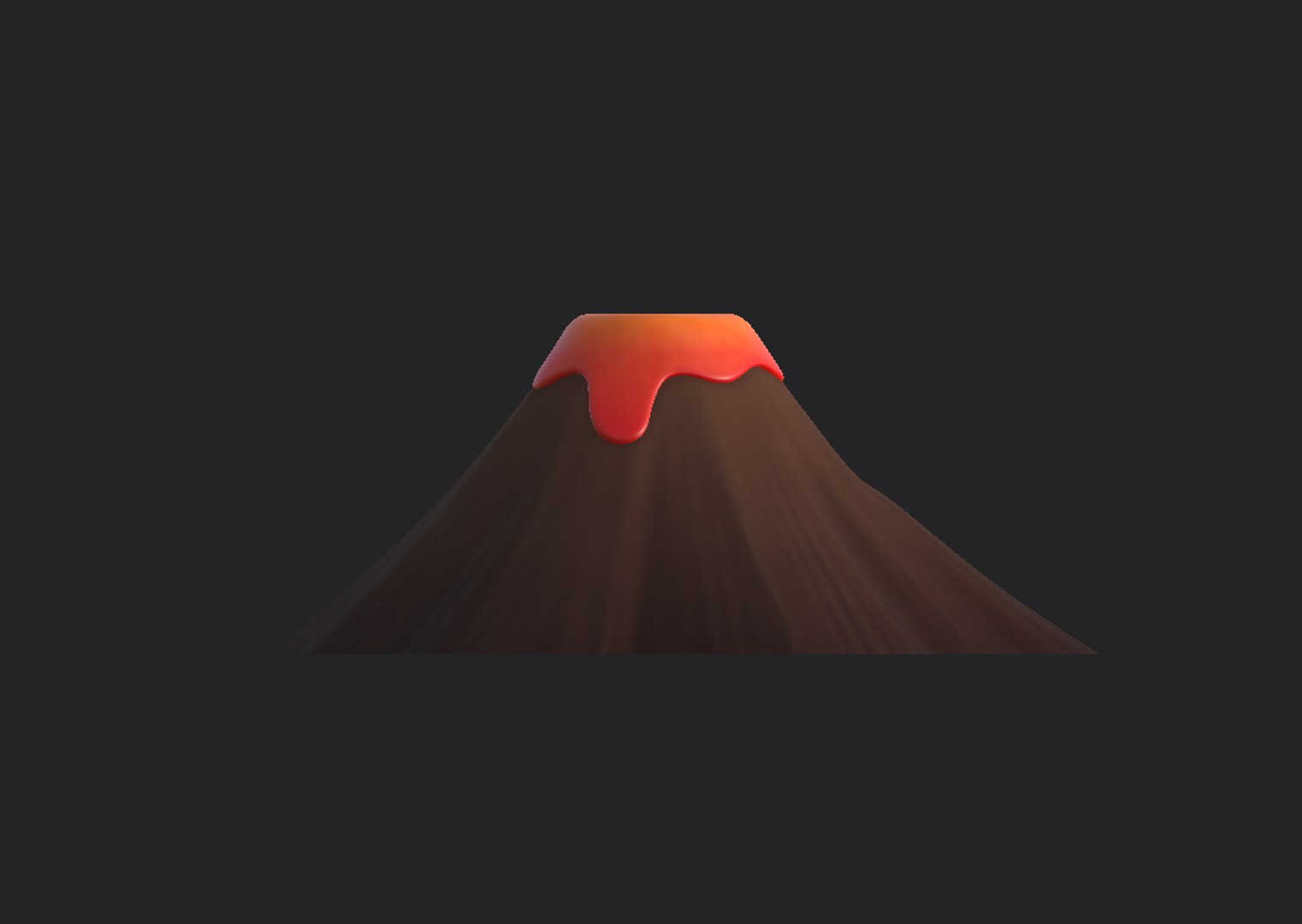 3D Volcano Cartoon - TurboSquid 1474131