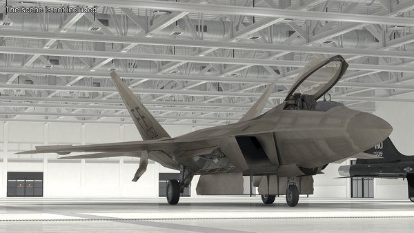 modelo 3d El Lockheed Martin F 22 Raptor preparado para Cinema 4D ...