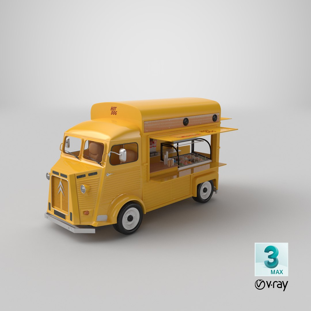 3D food truck - TurboSquid 1345271