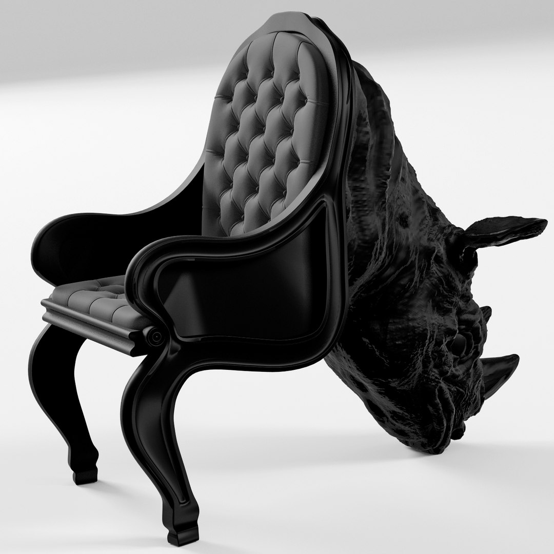 3d chair rhino