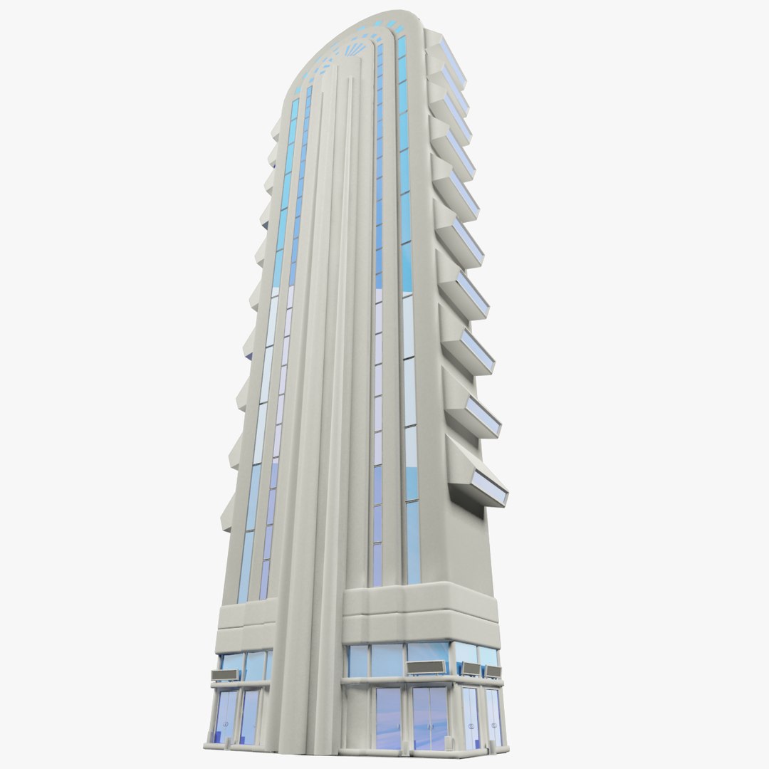 set skyscraper v1 3d model