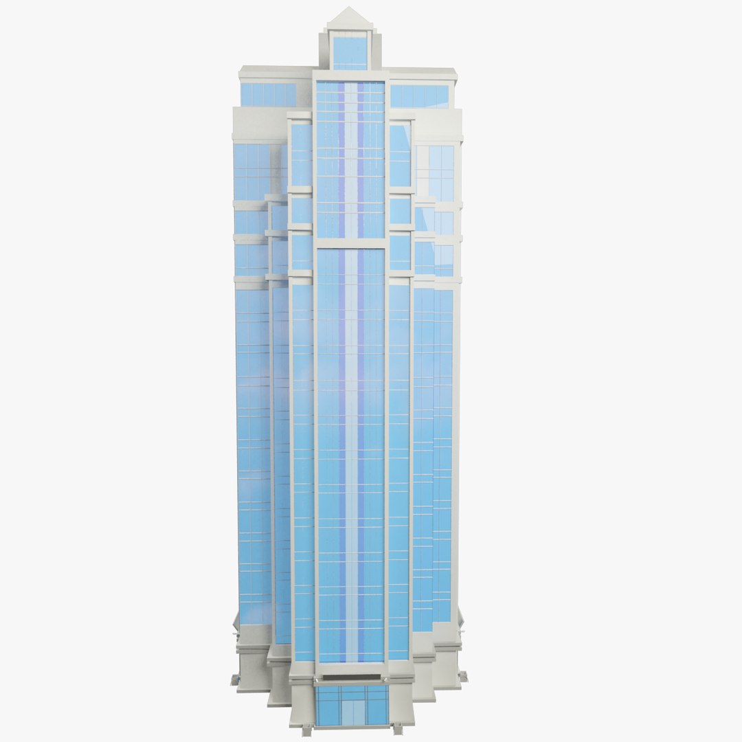 Set Skyscraper V1 3d Model