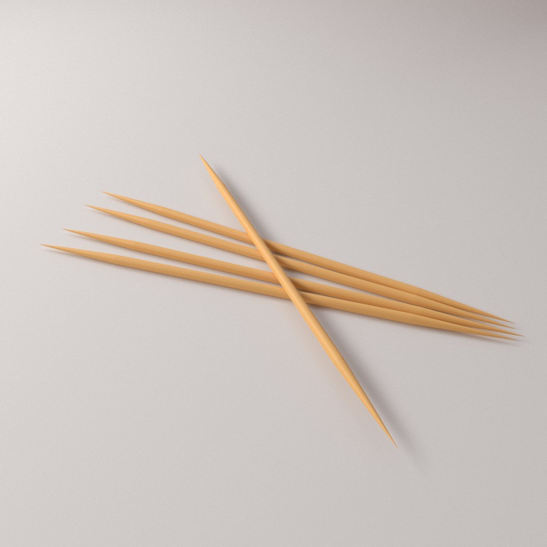 Toothpick 3D - TurboSquid 1638670