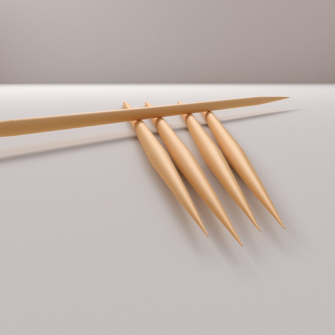 Toothpick 3D - TurboSquid 1638670